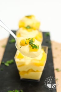 Mango Mousse Parfait - Vegetarian Gastronomy
